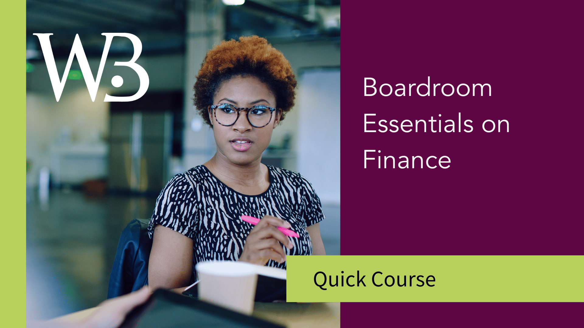 Boardroom Essentials on Finance - Women on Boards